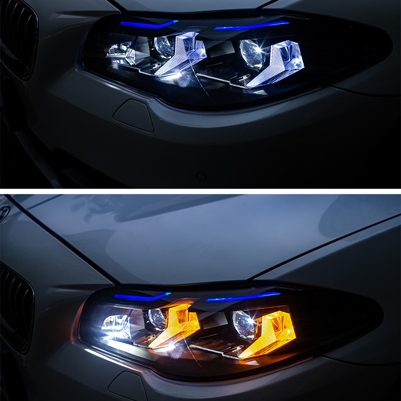 Suitable for BMW 5 Series F10/F18 LED Retrofit Dual Beam Lens Headligh ...