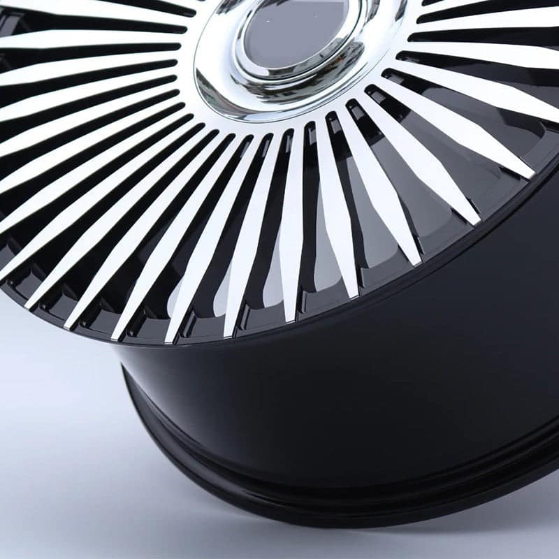 Forged Wheels 22 Inch Rims for Range Rover HSE Sport SVR LR3 LR4 Black ...