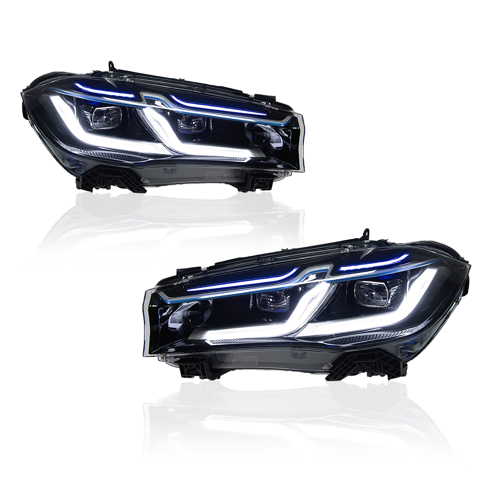 For BMW X5 F15 2014–2018 LED ThunderEye Headlights Assembly – AmanCarport
