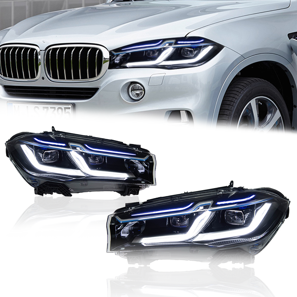 For BMW X5 F15 2014–2018 LED ThunderEye Headlights Assembly – AmanCarport