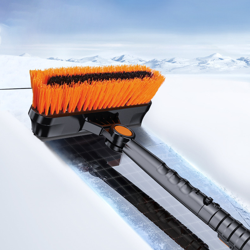 5 in 1 Ice Shovel and Retractable Snow Brush Emergency Snow Shovel Sno ...