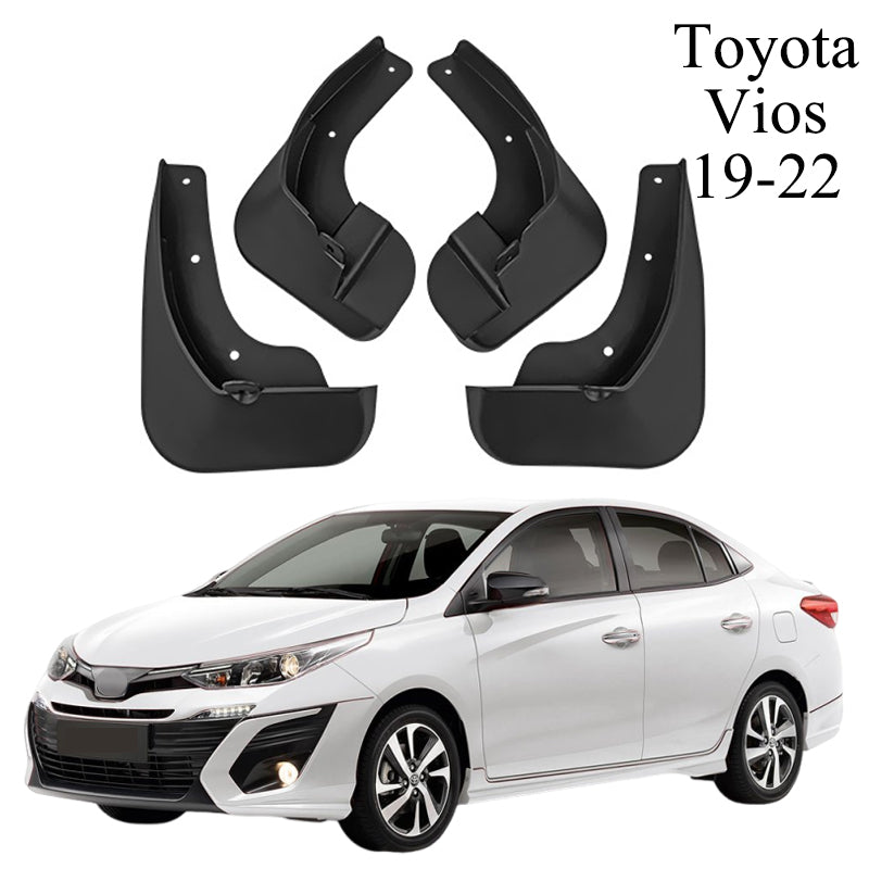 Mud Flaps for 2008-2022 Toyota Vios - Front & Rear Splash Guards (4 Pc ...