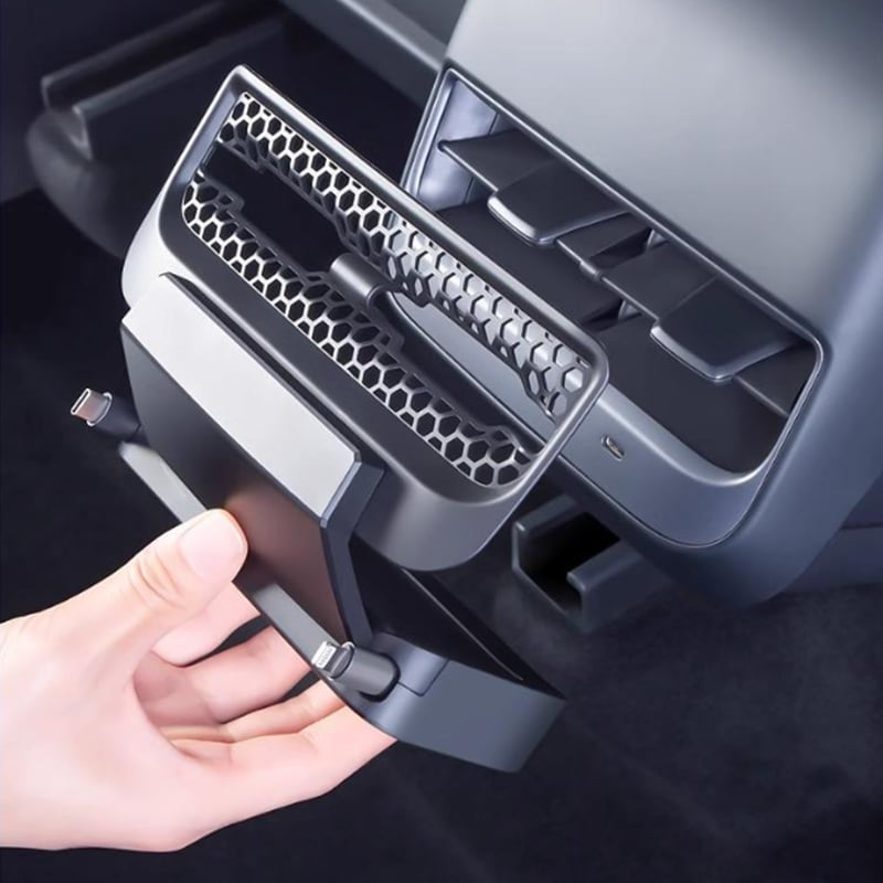 Rear Central Control Air Outlet Expansion Dock for Tesla Model 3/Y ...