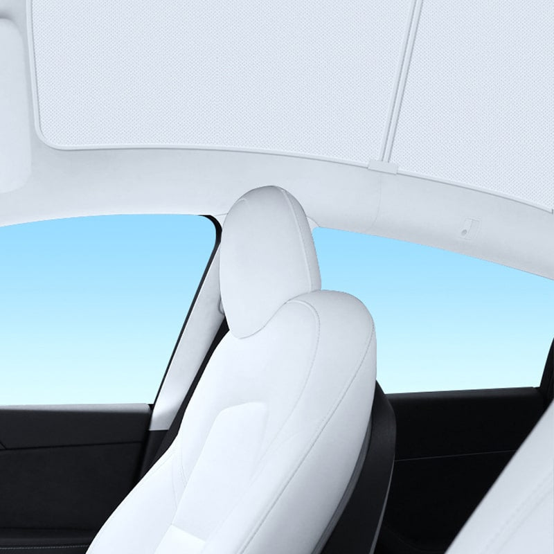 Foldable Glass Roof Sunshade for Tesla Model 3/Y – AmanCarport