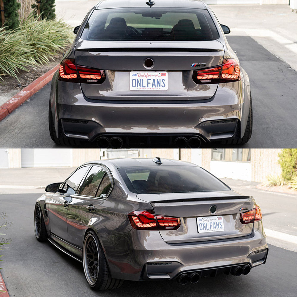 BMW 3 Series F30 Tail Lights (2013–2018) – Dragon Scale Style LED Asse ...