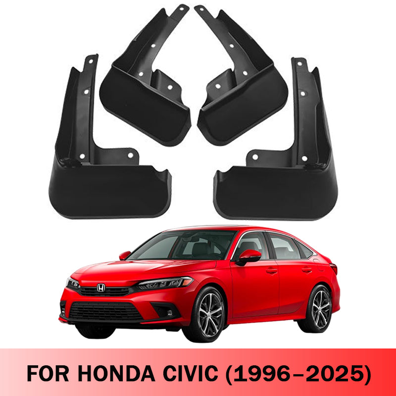 Amancarport® No-Drill Mud Flaps for Honda Civic Hatchback 1996–2025 ...