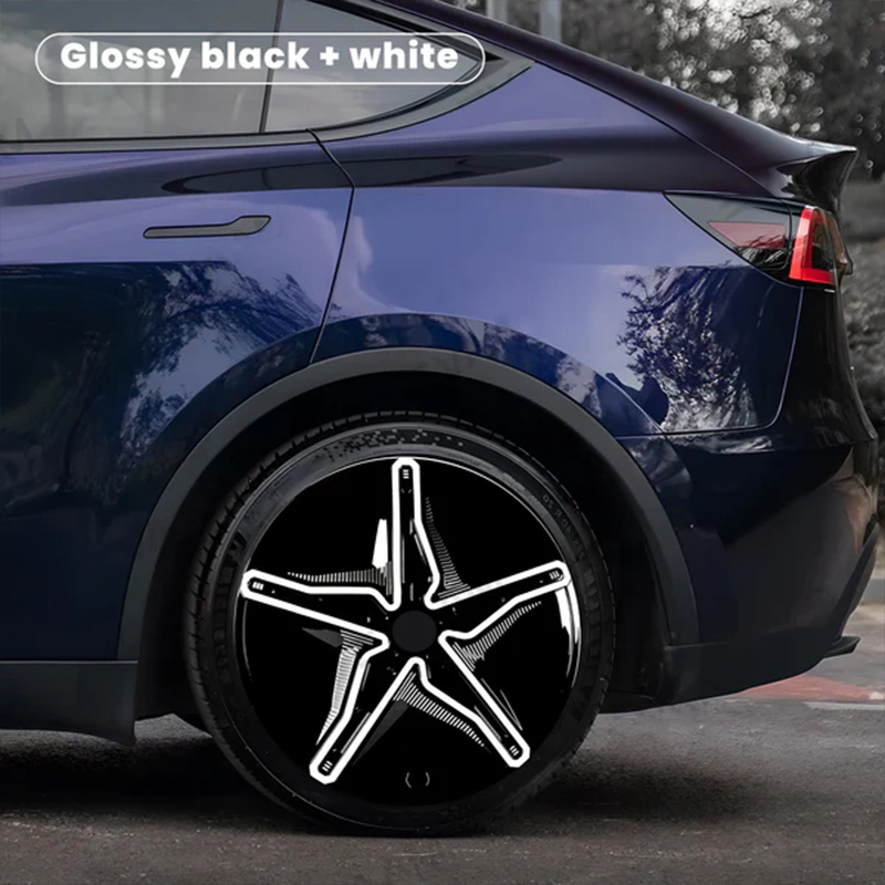 Starfish Style Wheel Covers for Tesla Model 3 18-inch and Model Y 19-i ...